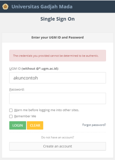 Gagal Login Simaster – dti.ugm.ac.id
