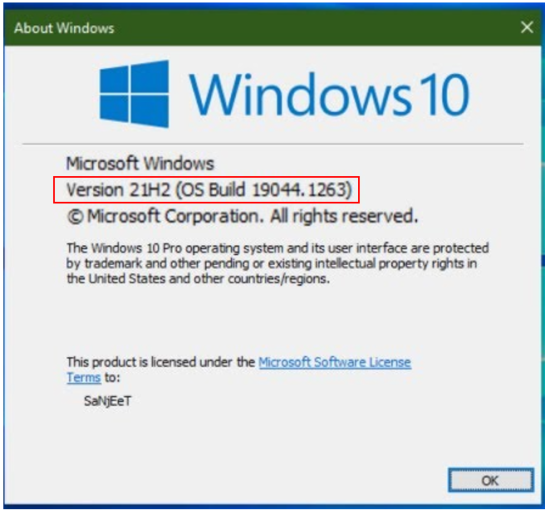 Cara update Sistem Operasi Windows 10 21H2 – dti.ugm.ac.id
